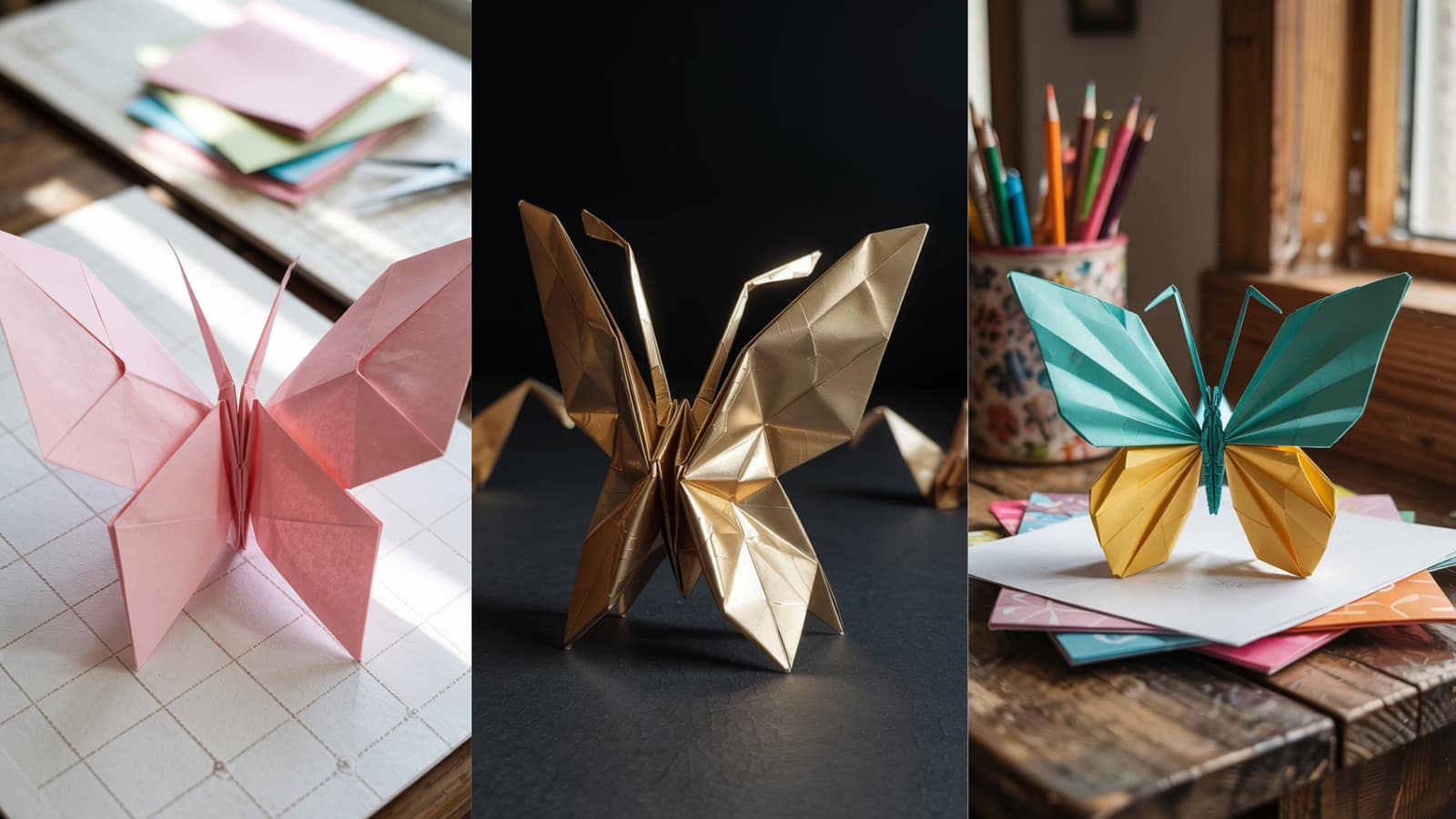 3 Easy Origami Butterfly: Step-by-Step Guide - Fixie Craft