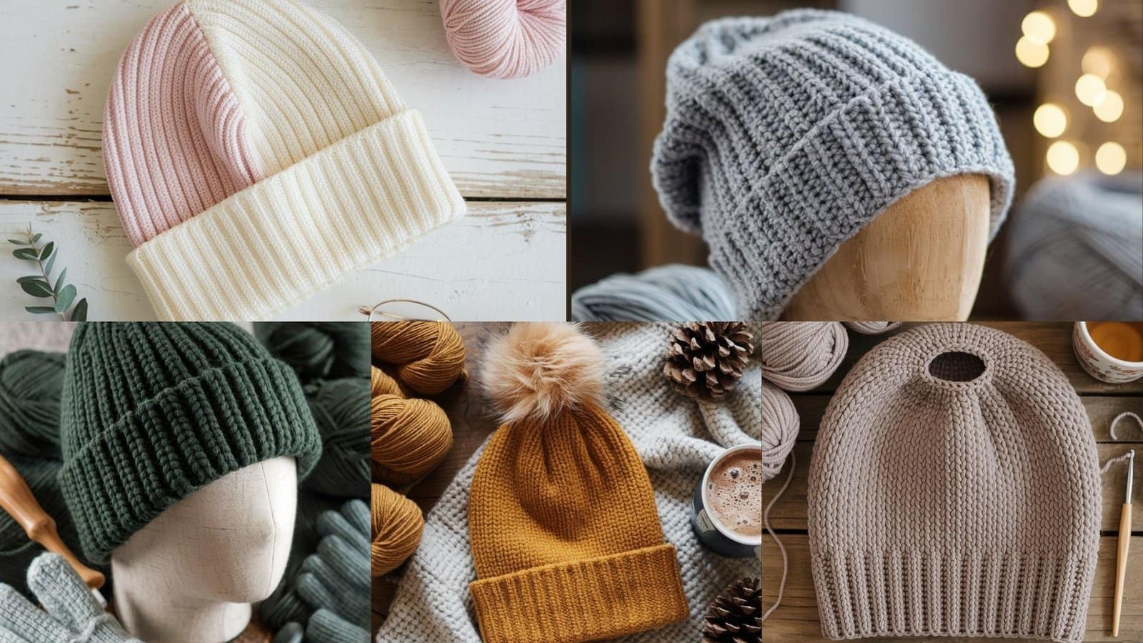 5 Cozy Ribbed Beanie Patterns - Fixie Craft