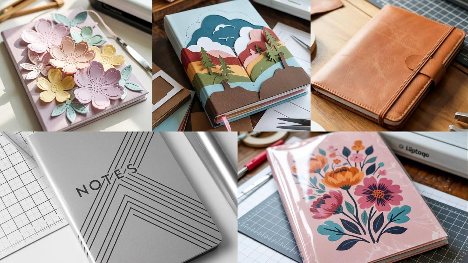5 DIY Cricut Notebook Cover - Fixie Craft